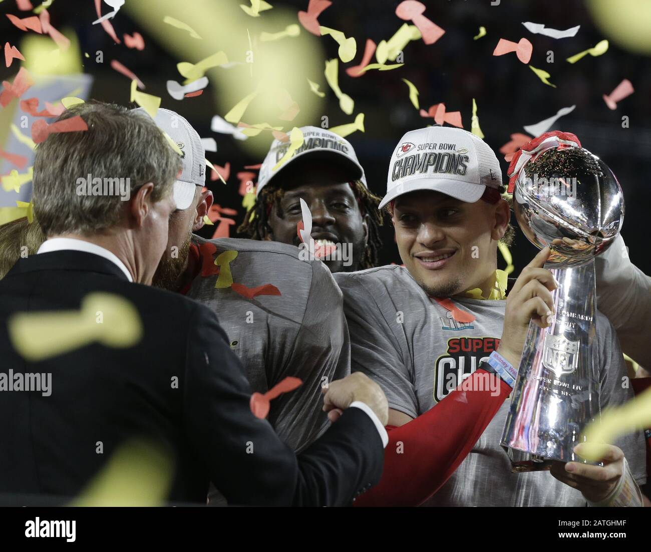 Patrick Mahomes Trophy High Resolution Stock Photography and Images - Alamy