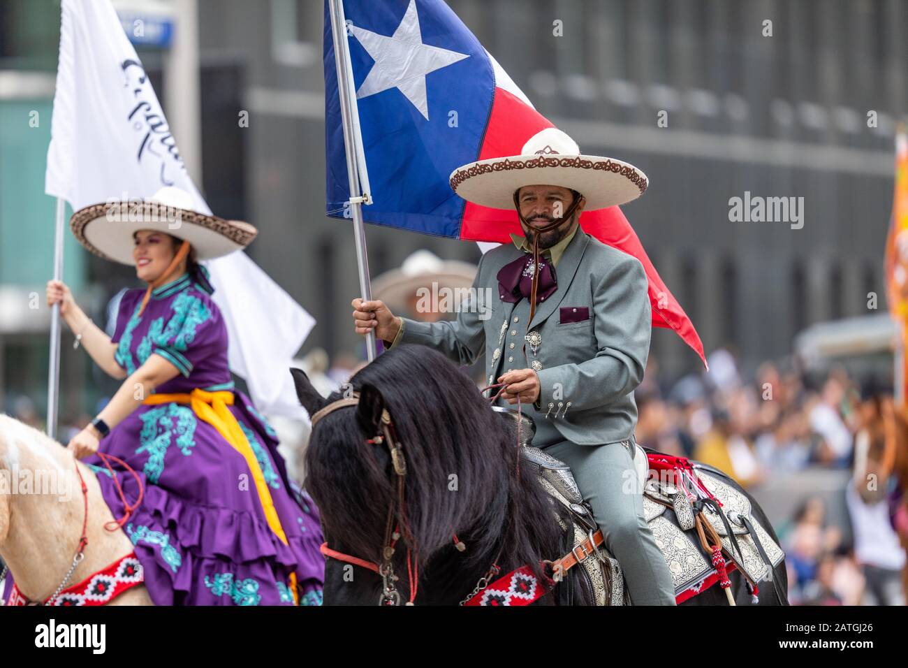 Houston, Texas, USA - November 28, 2019: H-E-B Thanksgiving Day Parade ...