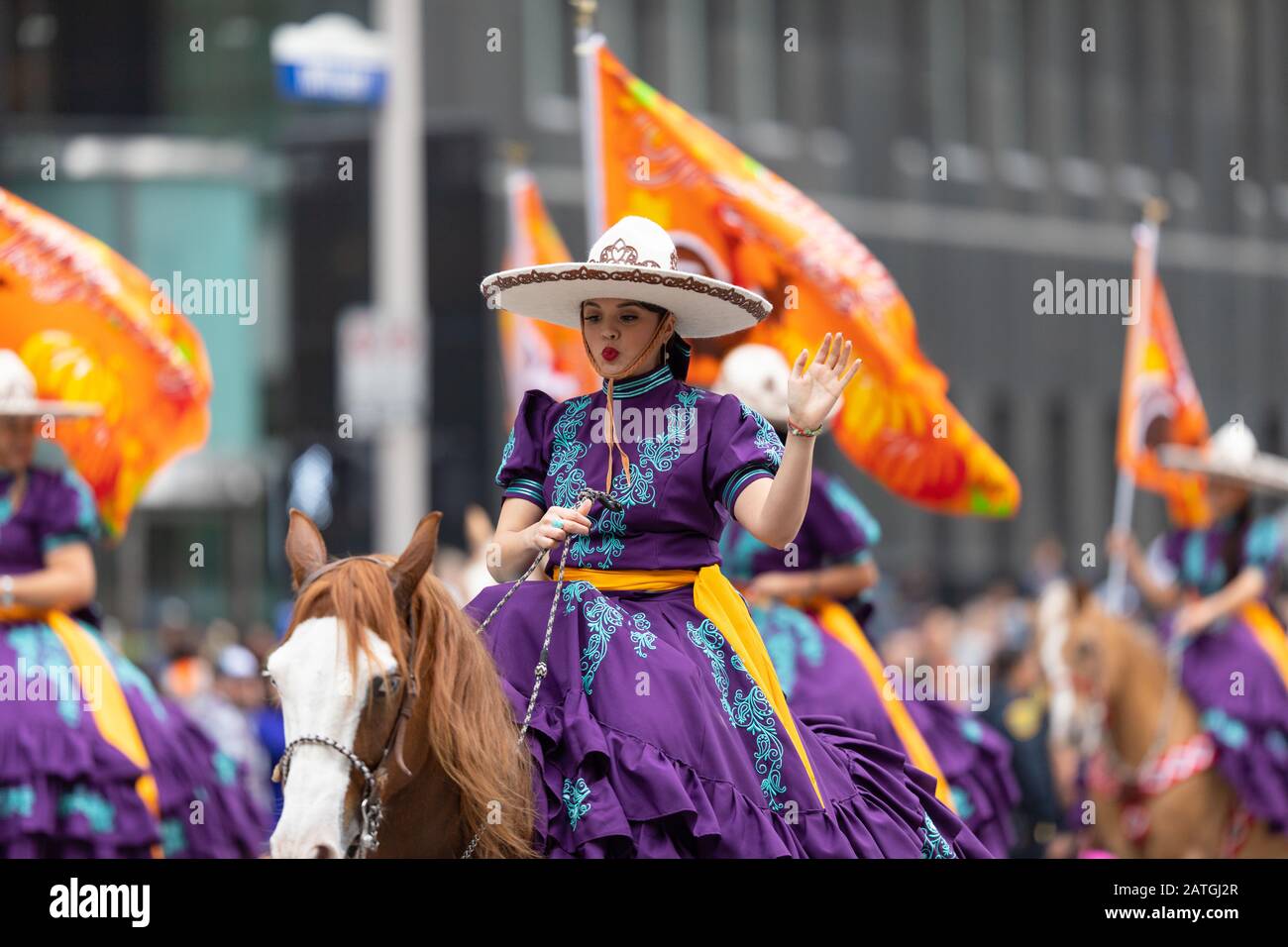 Houston, Texas, USA - November 28, 2019: H-E-B Thanksgiving Day Parade ...