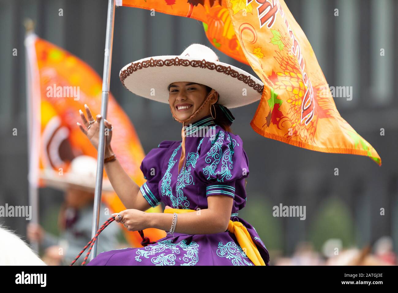 Houston, Texas, USA - November 28, 2019: H-E-B Thanksgiving Day Parade ...