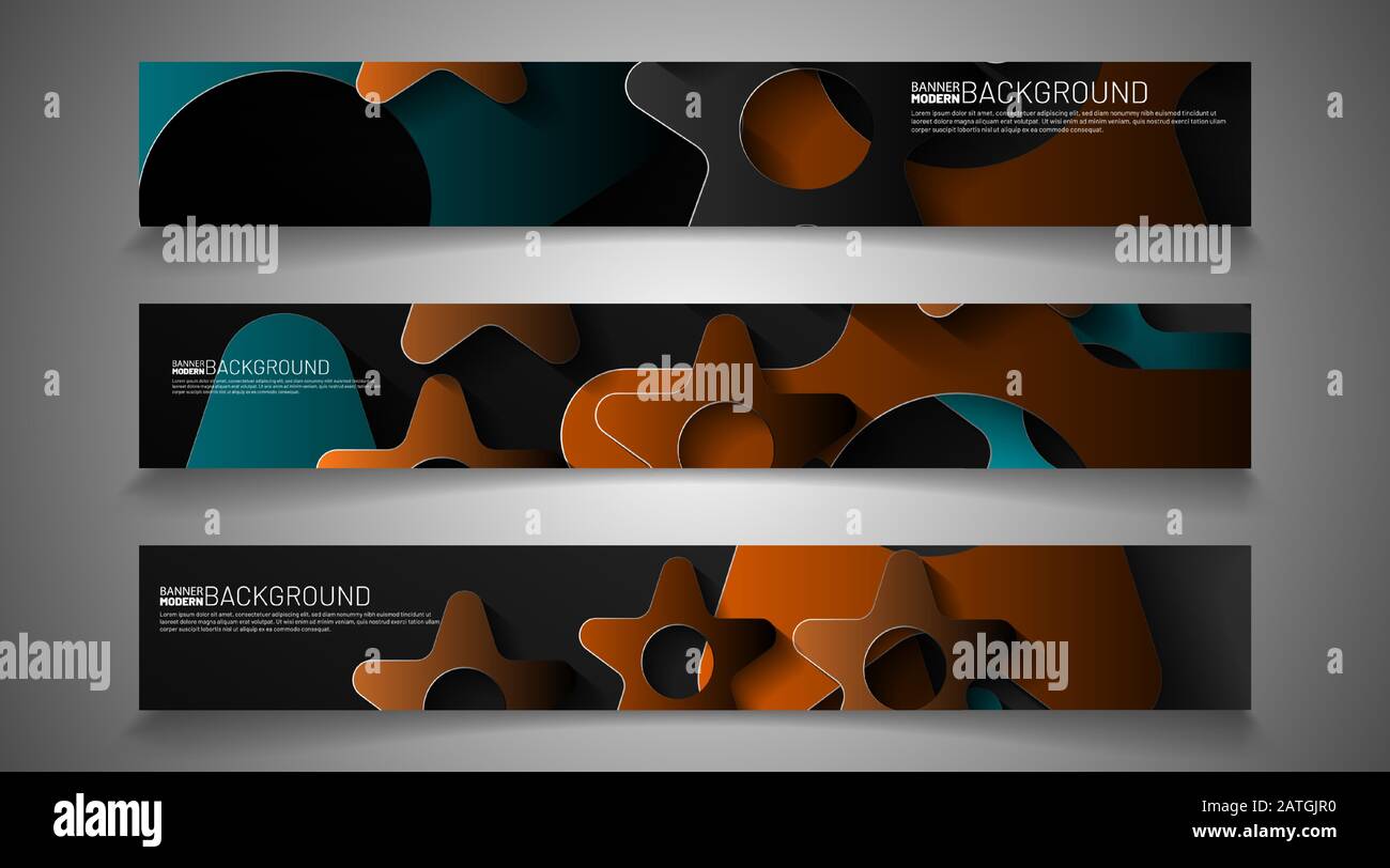 Set banner background for your design. vector graphic design ...