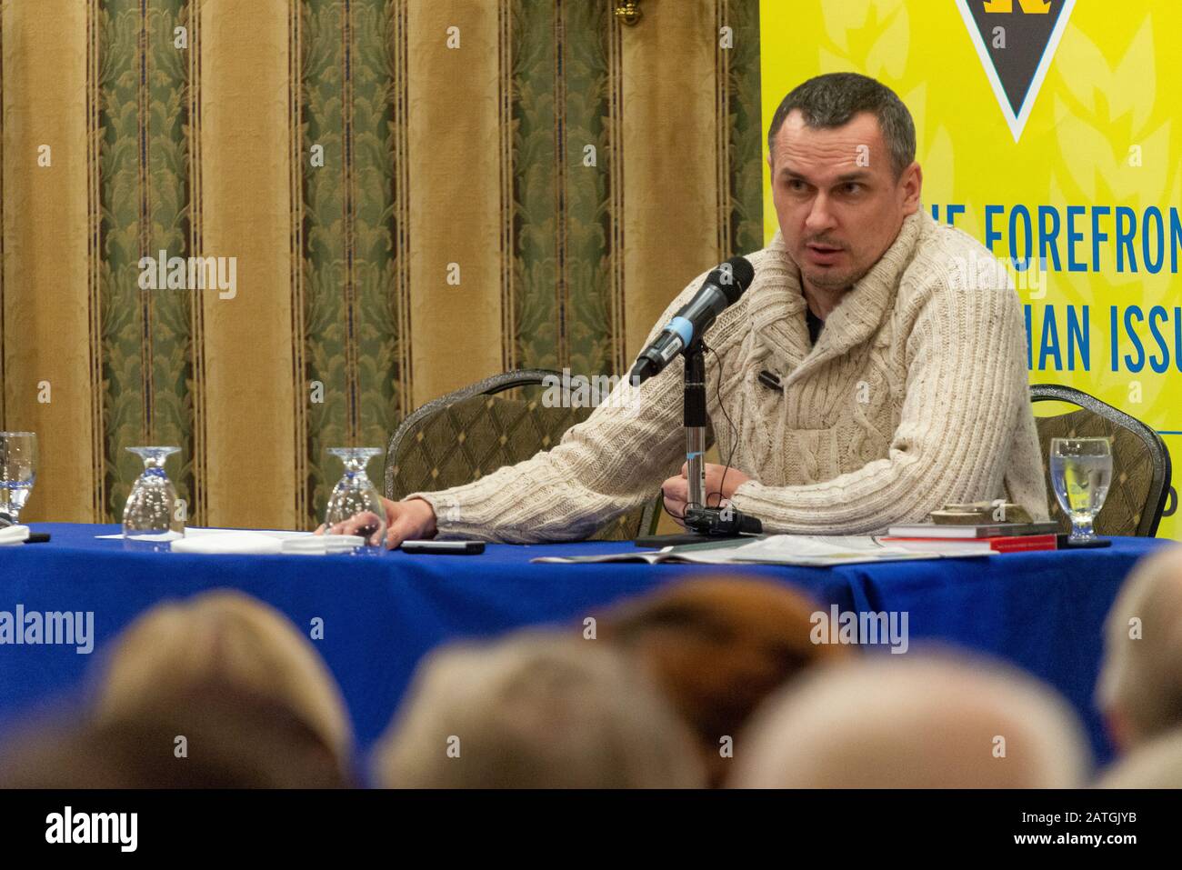 Toronto, Canada. 02nd Feb, 2020. Oleg Sentsov, Ukrainian filmmaker ...