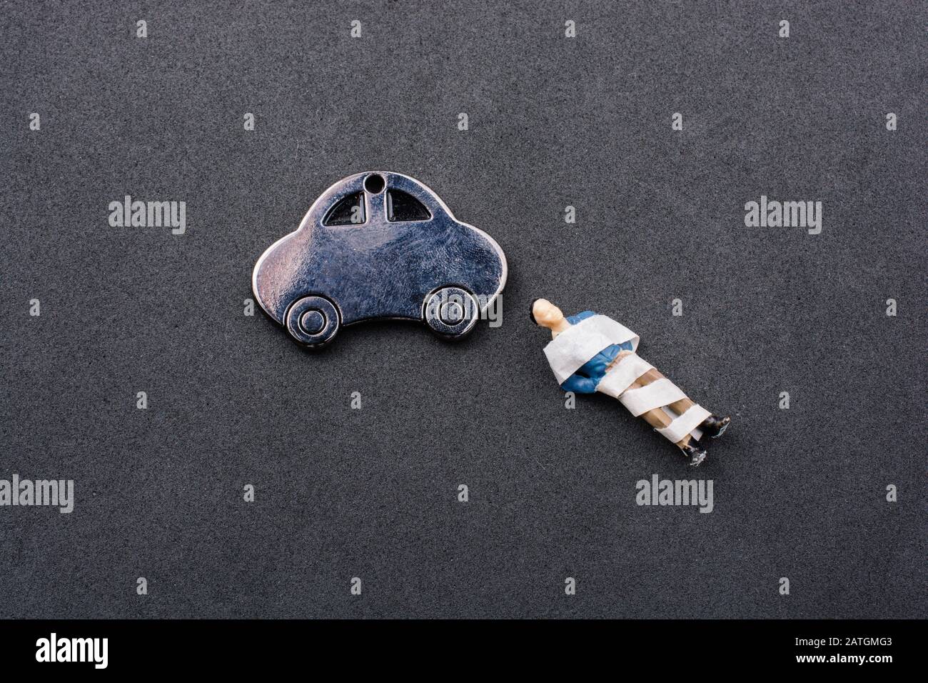 Little metal car model hi-res stock photography and images - Alamy
