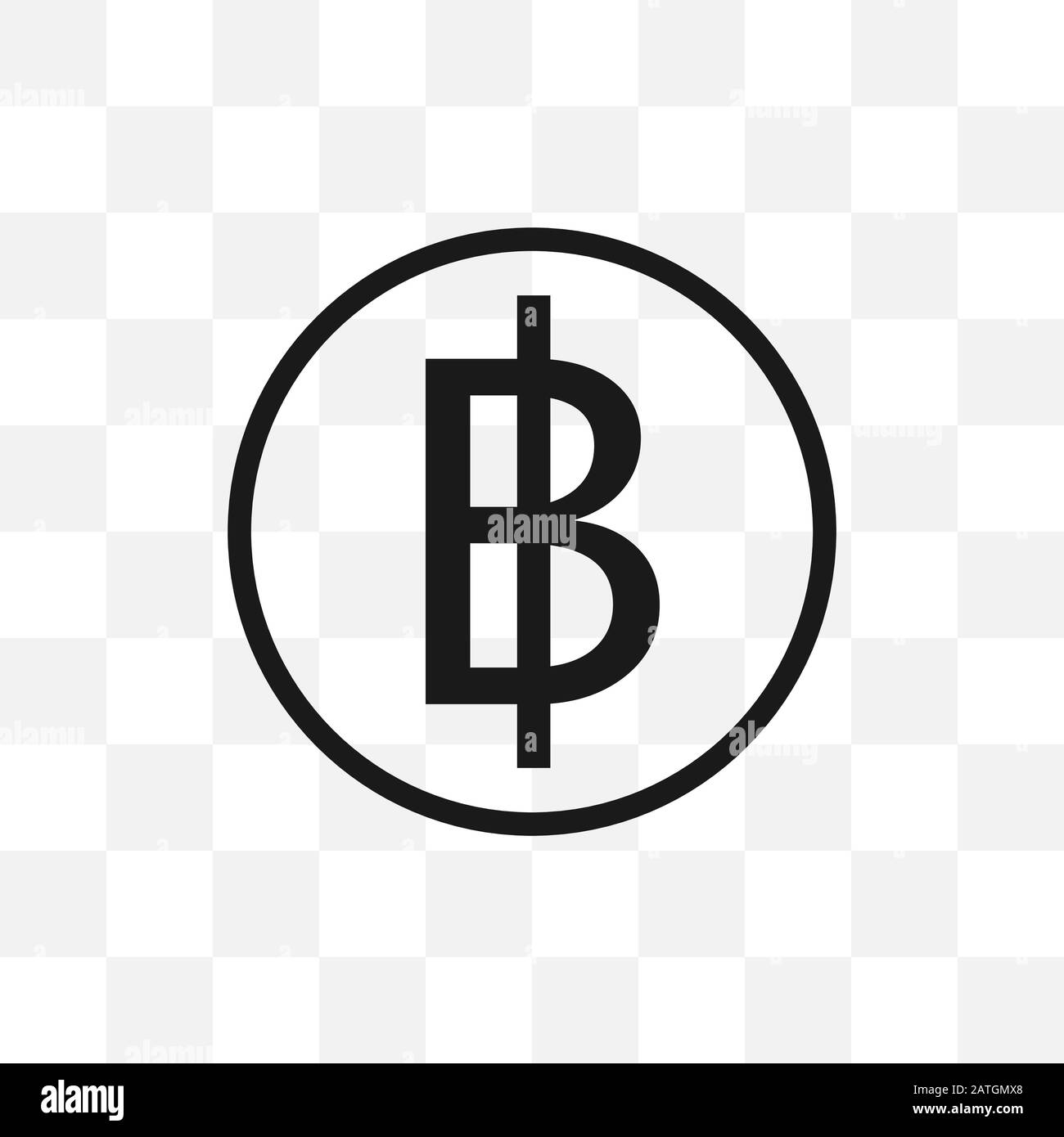 Thailand, baht icon. Vector illustration, flat design Stock Vector ...