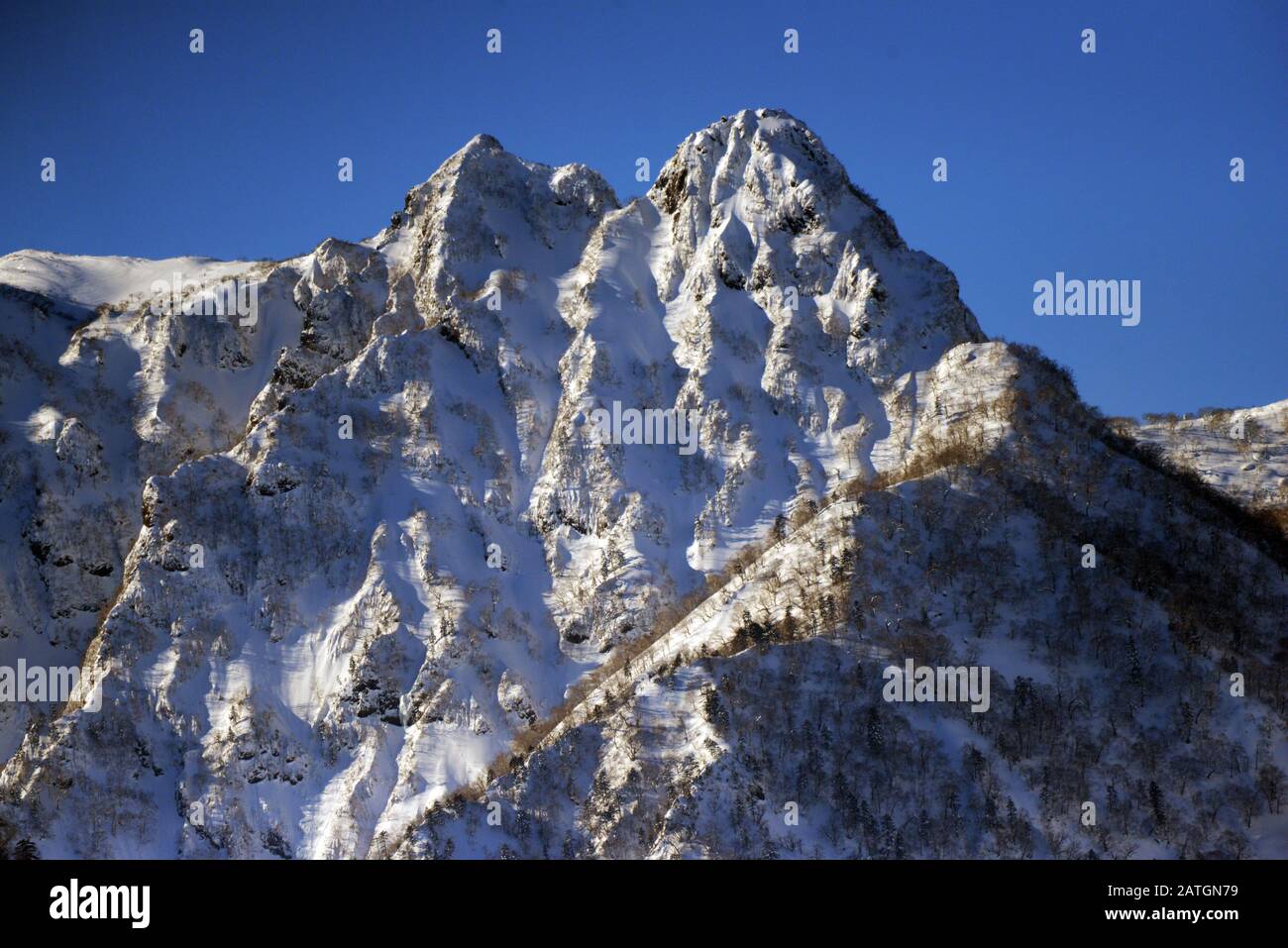Snowy landscapes in the Furano-Mount Ashibetsu region of Hokkaido Stock ...