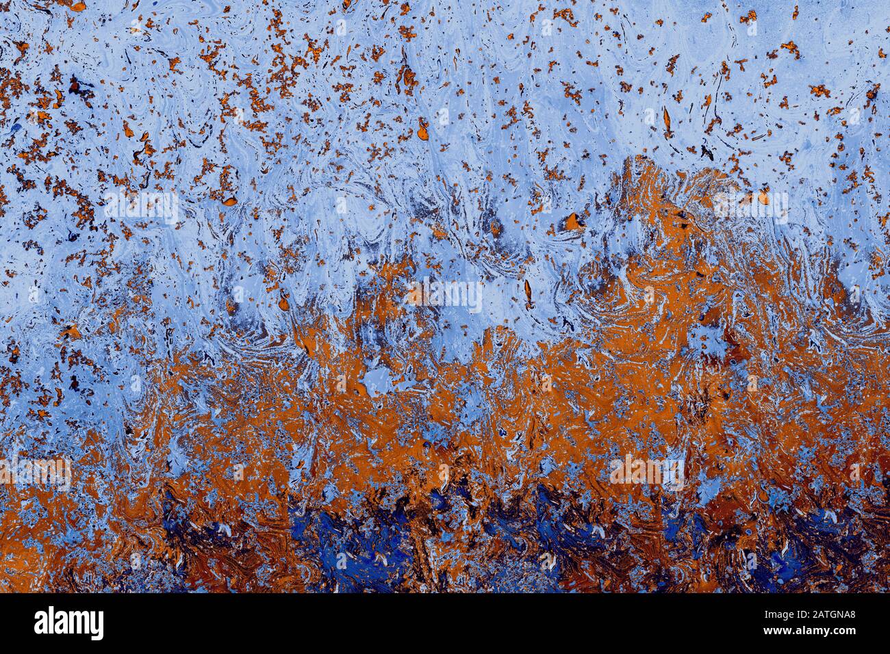 Traditional Ottoman Turkish abstract marbling art patterns as ...