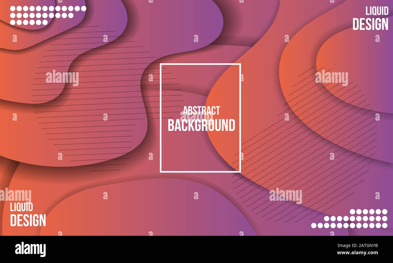 liquid trend color abstract background design, grapefruit sunset ...