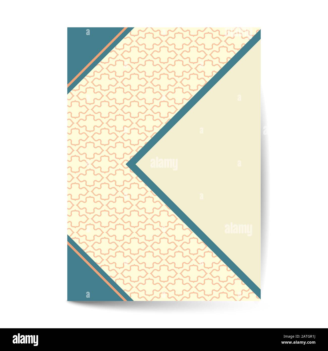 Ornament pattern page cover layouts for wedding, menu, book template ...