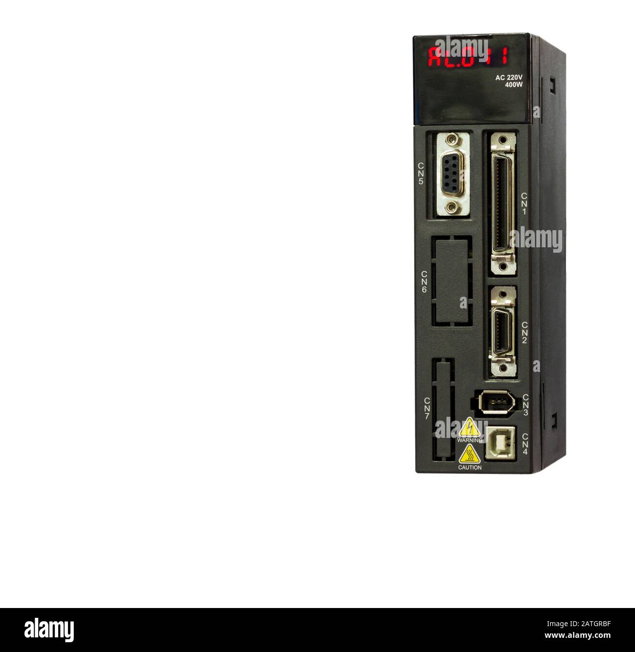 the PLC Controller for industrial machine ; isolate white background ...