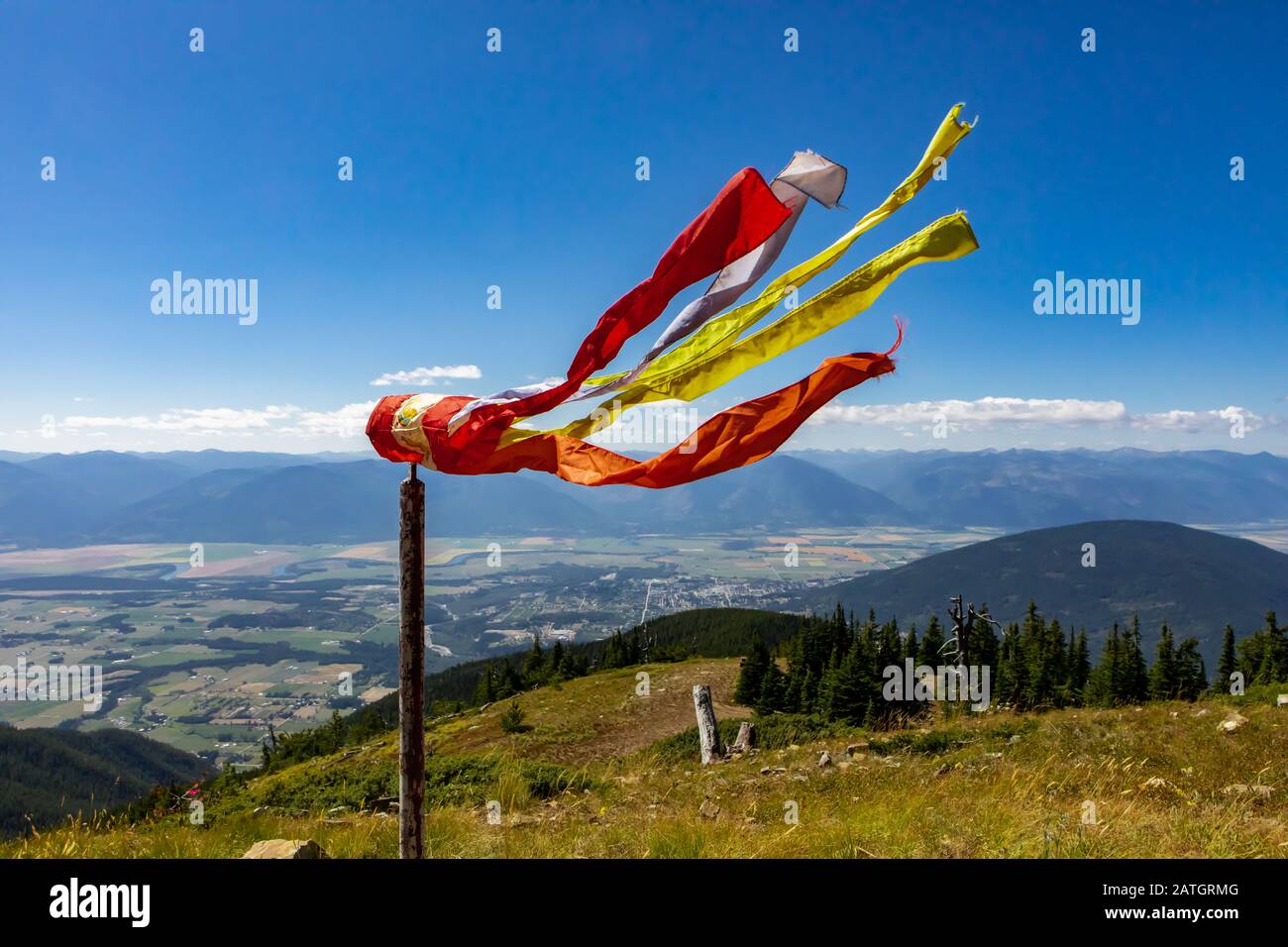 An old windsock - used as a useful tool for Hang-gliders or Paragliders ...