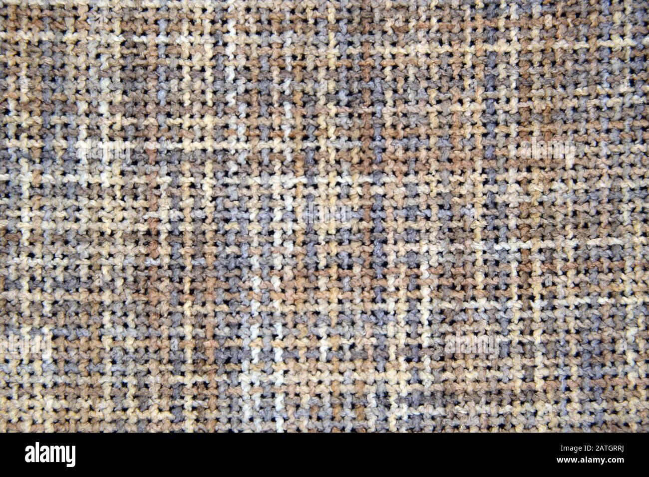 Full frame of a mottled Fabric sofa texture background Stock Photo - Alamy