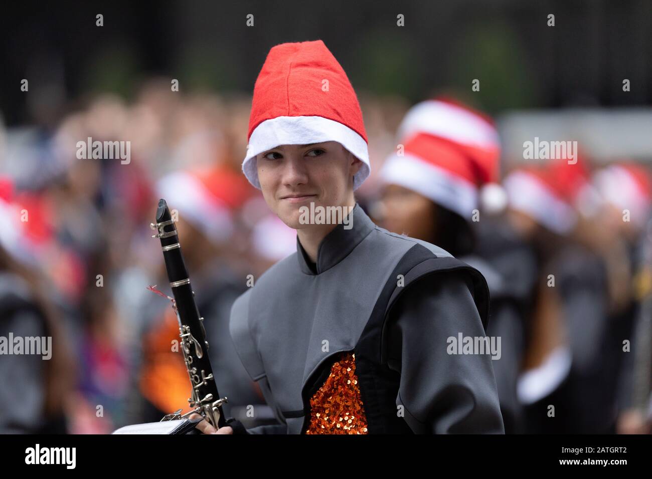 Houston, Texas, USA - November 28, 2019: H-E-B Thanksgiving Day Parade ...