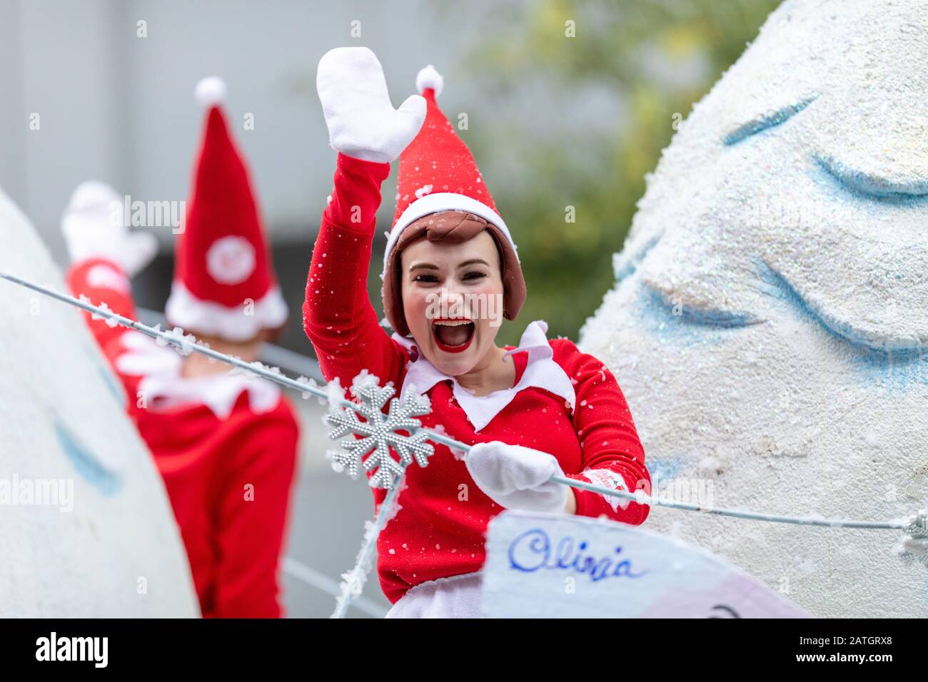 Houston, Texas, USA - November 28, 2019: H-E-B Thanksgiving Day Parade ...