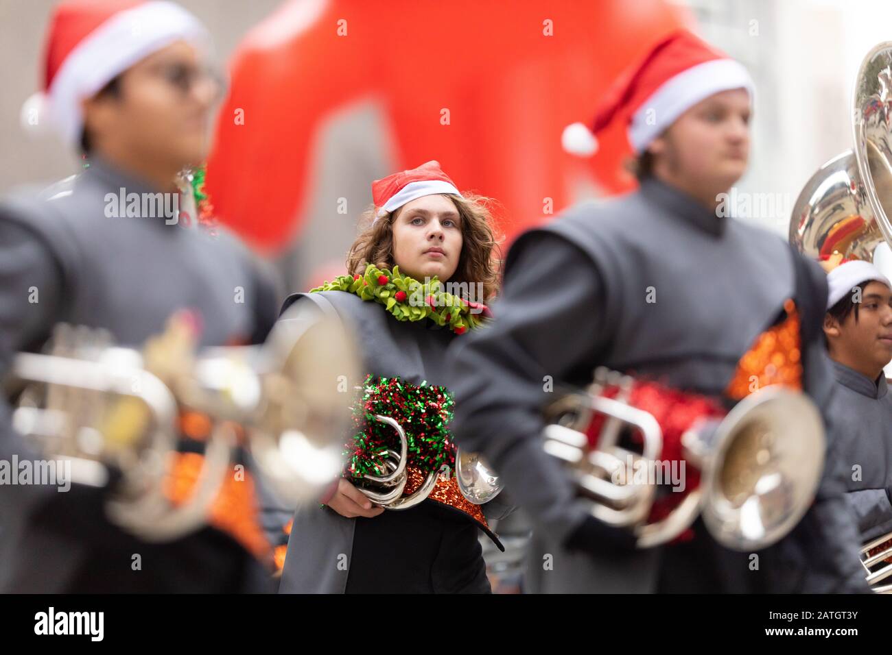 Houston, Texas, USA - November 28, 2019: H-E-B Thanksgiving Day Parade ...
