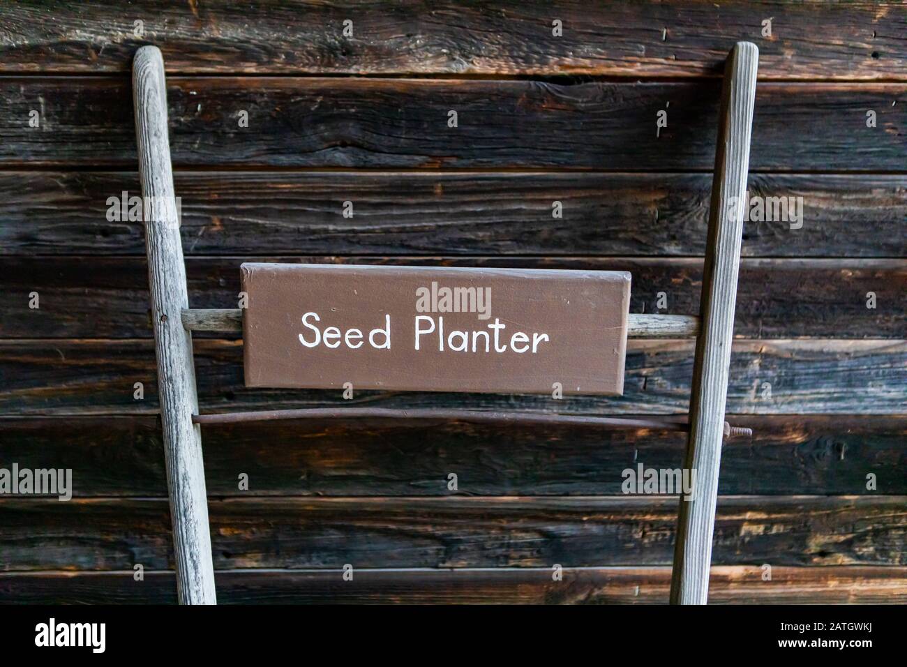 Old seeder machine hi-res stock photography and images - Alamy