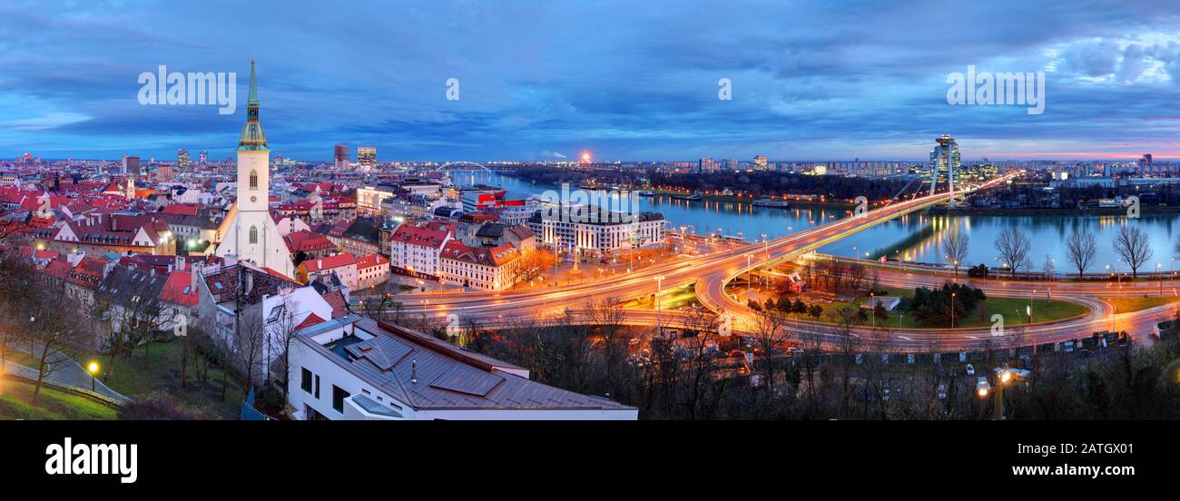 Slovakia night city hi-res stock photography and images - Alamy
