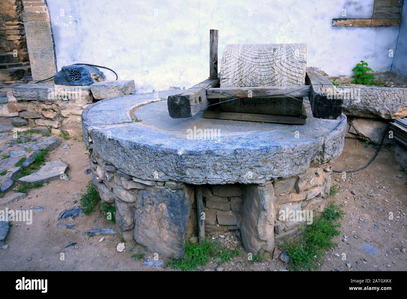 Tool stone antique grind grindstone hi-res stock photography and images ...