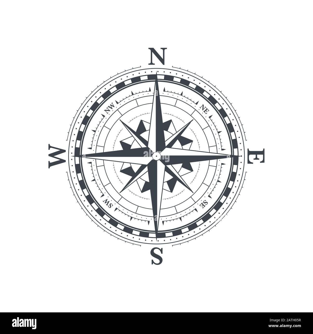 Vintage Compass Icon