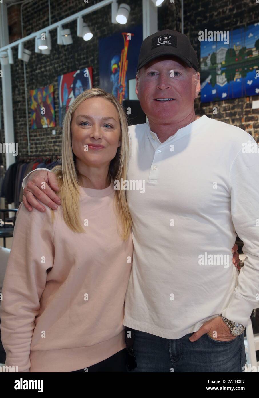 Los Angeles, USA. 2nd Feb, 2020. Elisabeth Rohm, Jonathan T. Colby, at ...