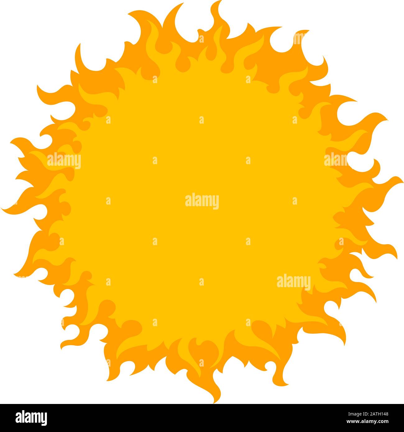 Round fire frames Stock Vector Image & Art - Alamy