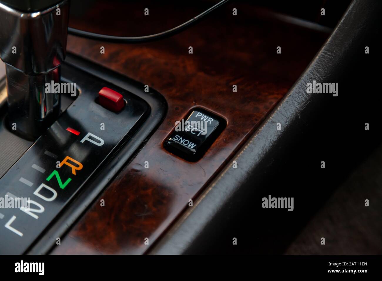 The car panel is next to the speed switch with letters designating the ...