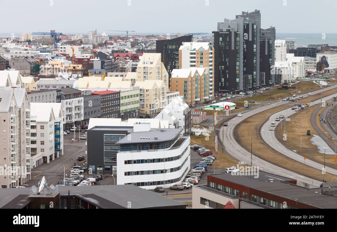 Icelandic skyline hi-res stock photography and images - Alamy