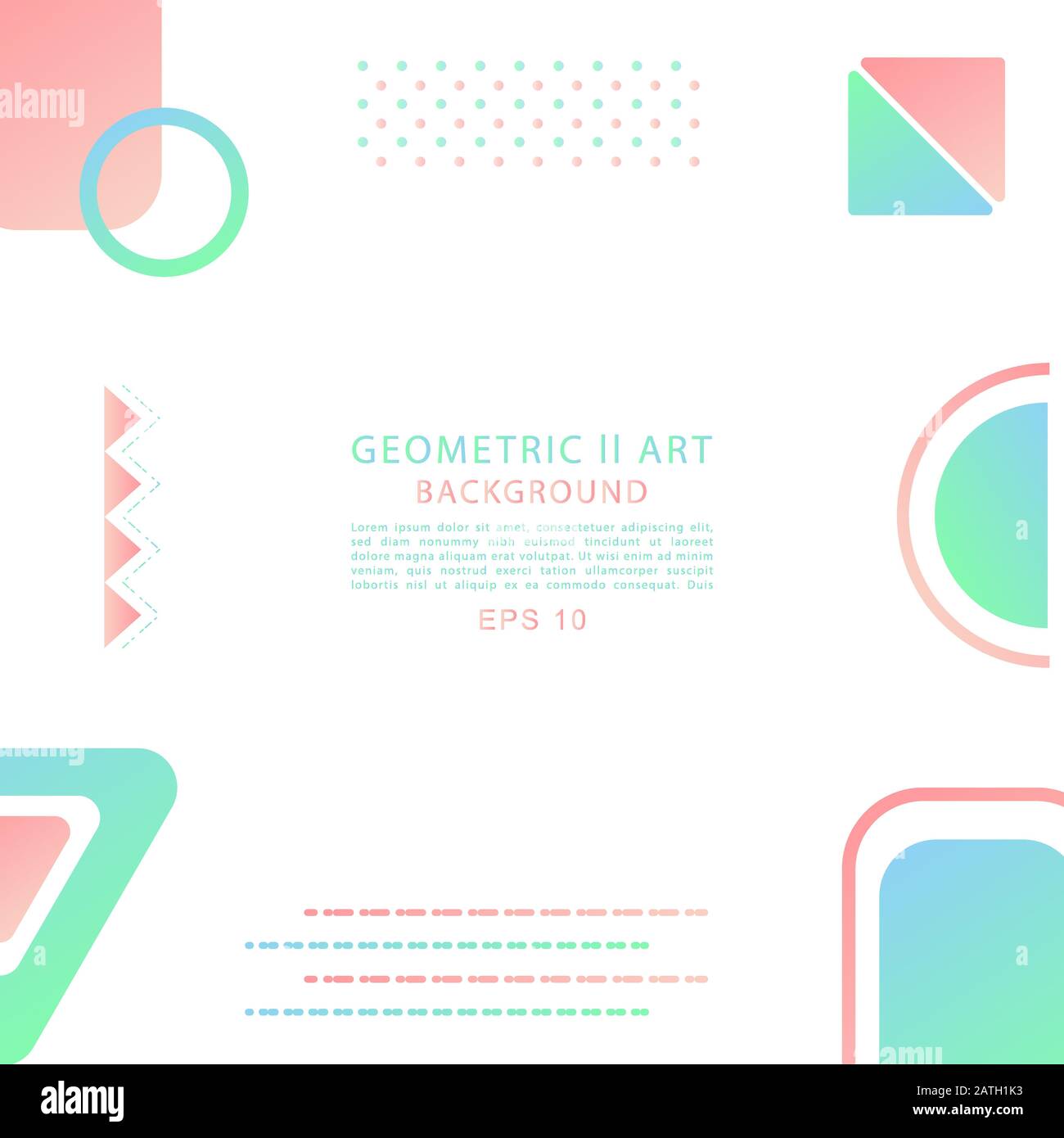Geometric background art design modern abstract shape styel color ...