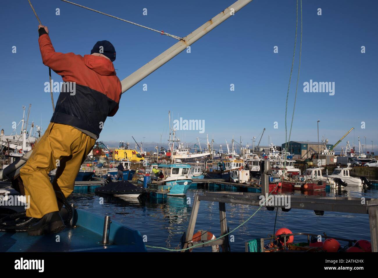 Gary (orange and blue jacket) and his brother Jordan (dark overalls ...