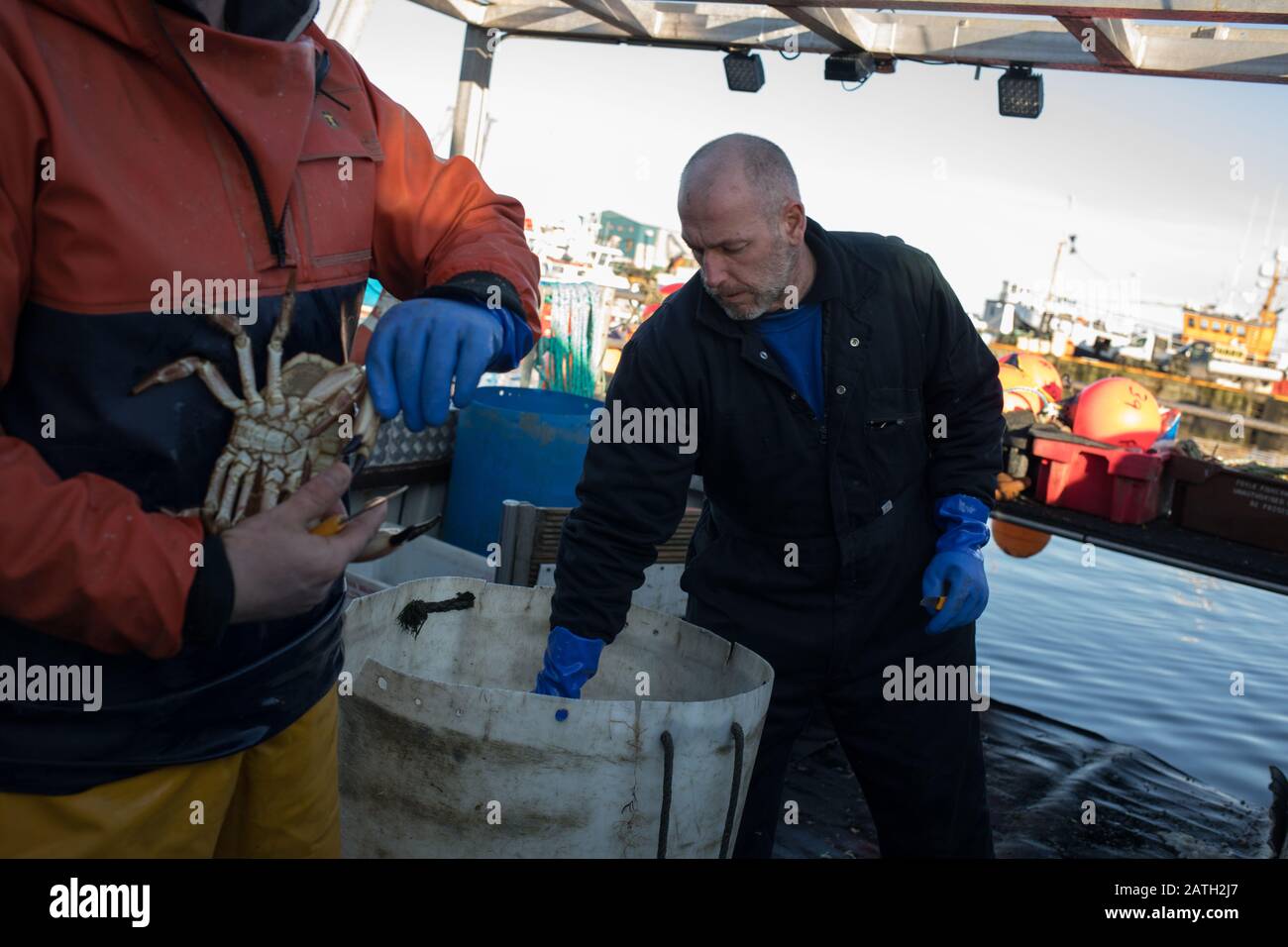 Gary (orange and blue jacket) and his brother Jordan (dark overalls ...