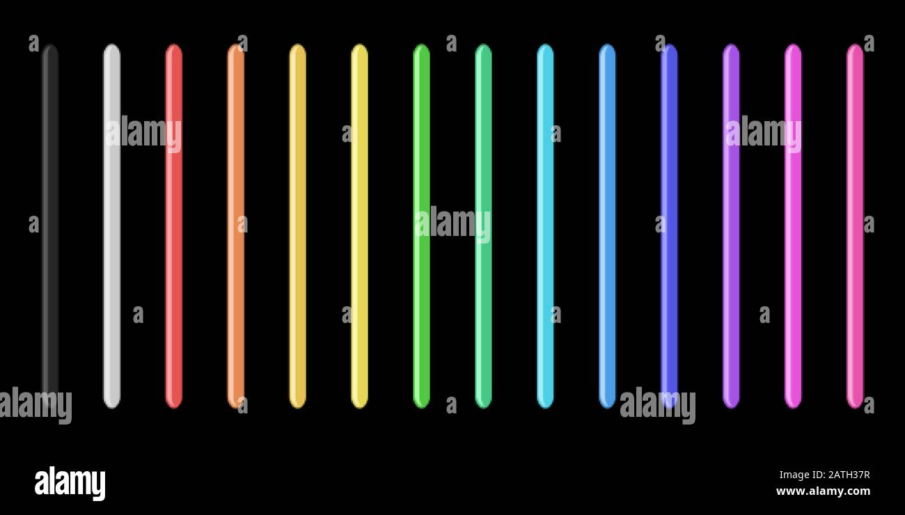 Ray fluorescent neon tube Stock Vector Images - Alamy