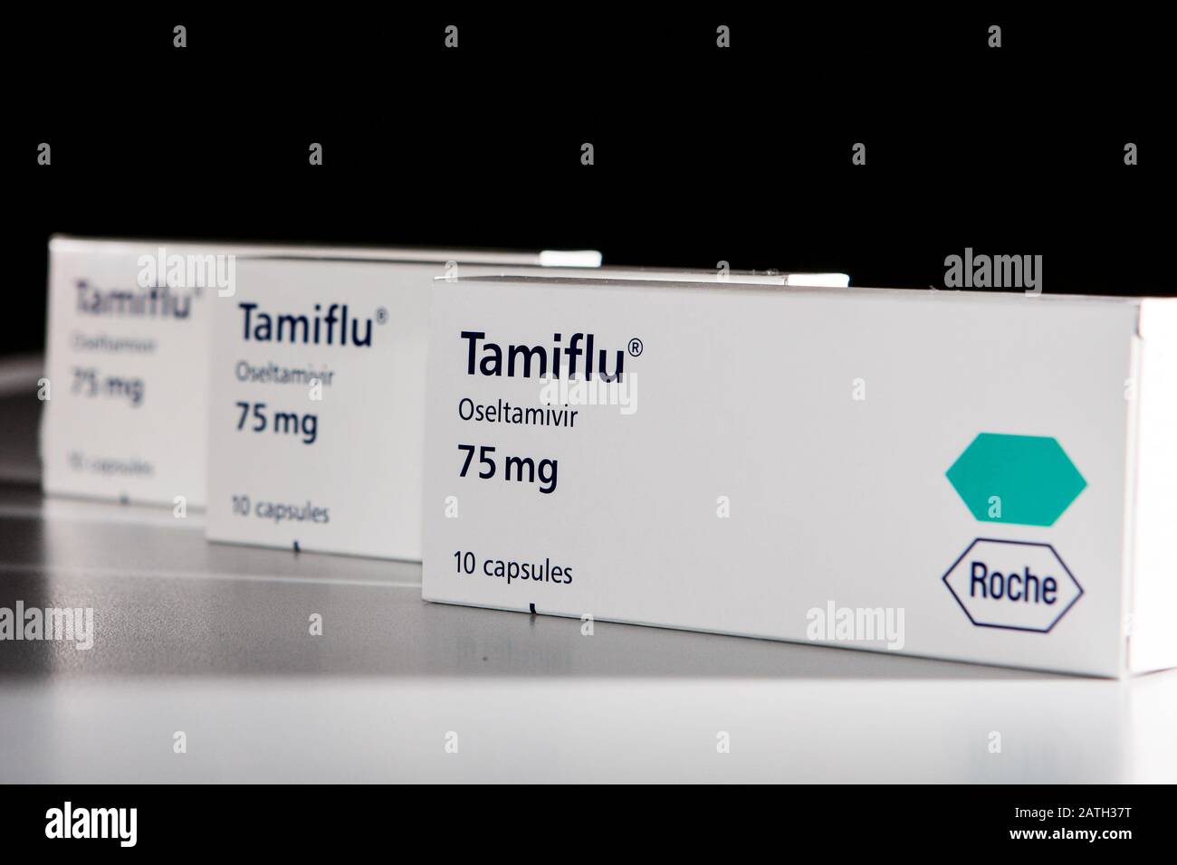 Oseltamivir, sold under the brand name Tamiflu Stock Photo - Alamy