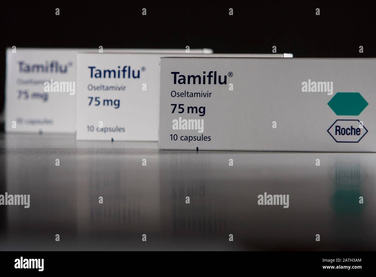 Oseltamivir, sold under the brand name Tamiflu Stock Photo - Alamy