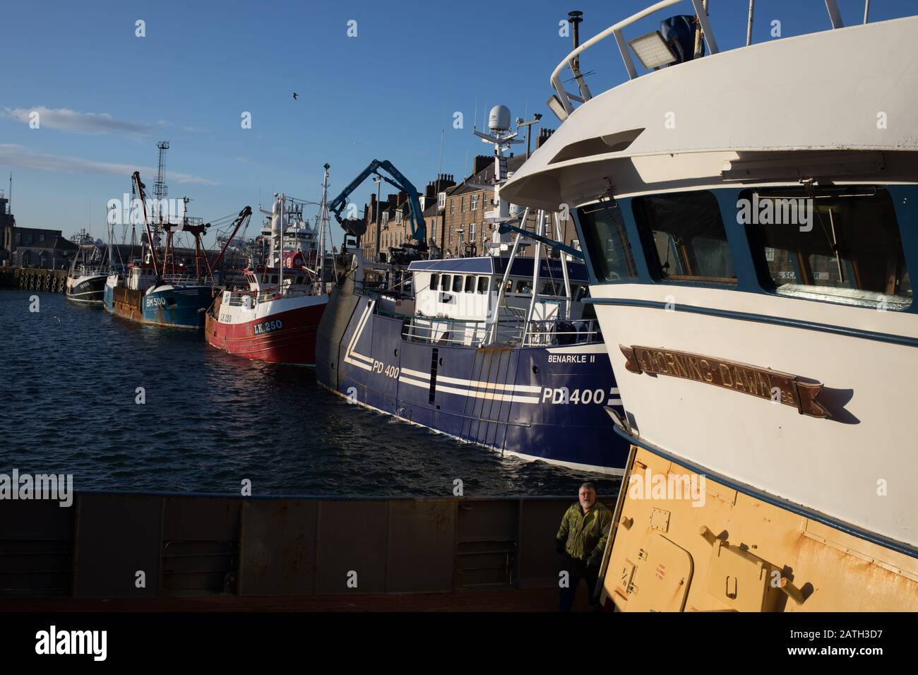 Fishing trawlers peterhead hi-res stock photography and images - Alamy
