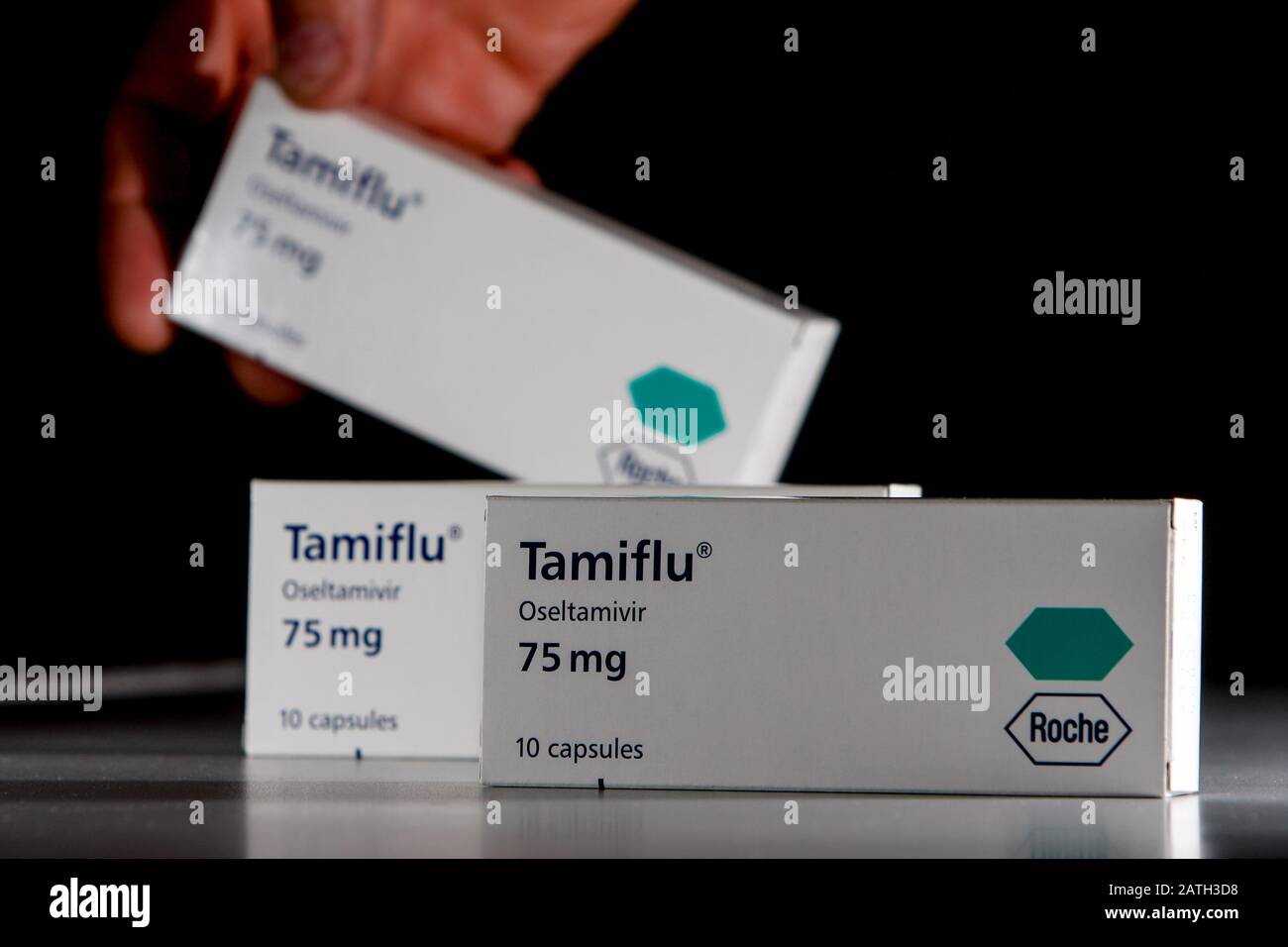 Oseltamivir, sold under the brand name Tamiflu Stock Photo - Alamy