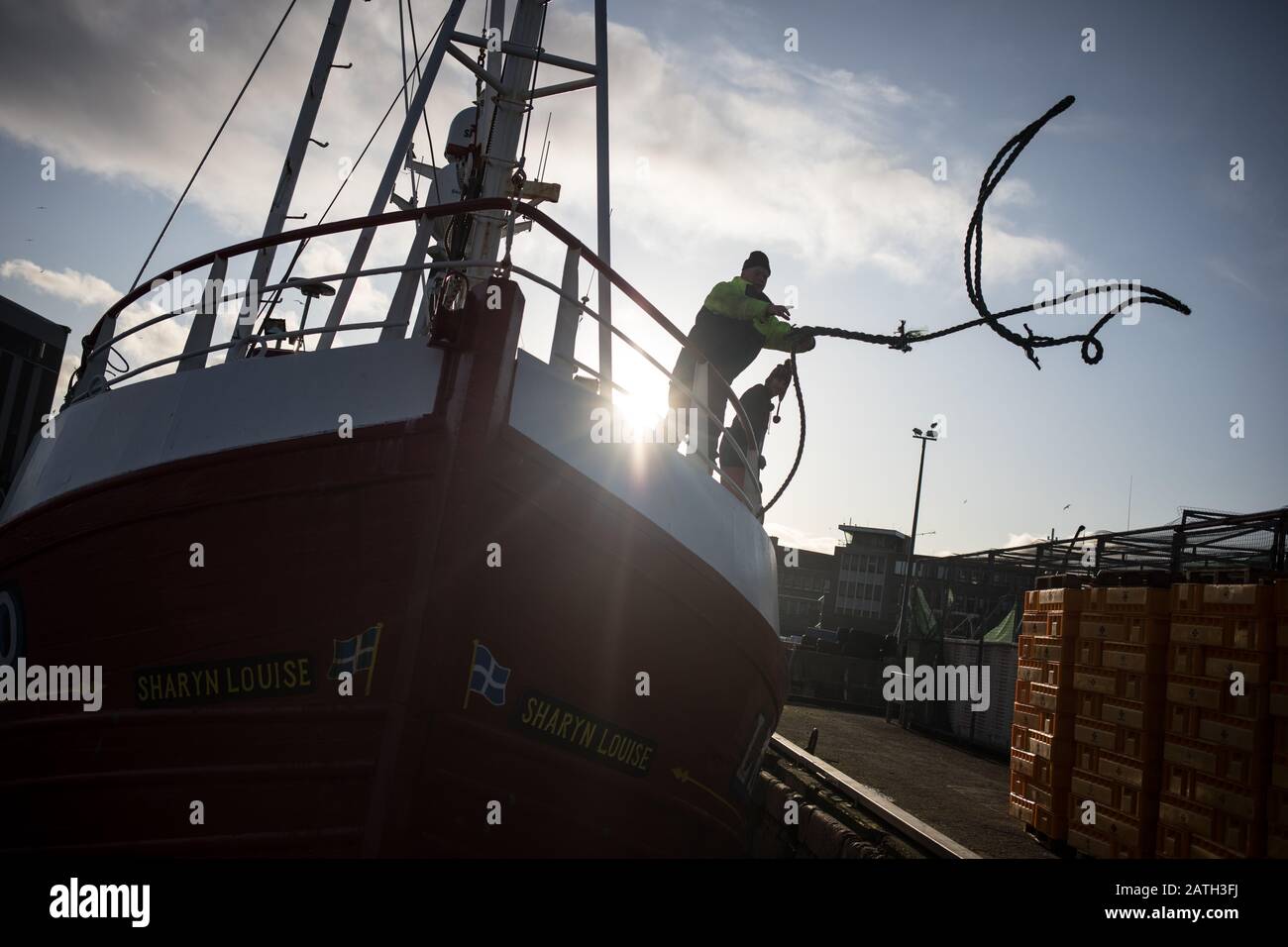 Fishing trawlers peterhead hi-res stock photography and images - Alamy