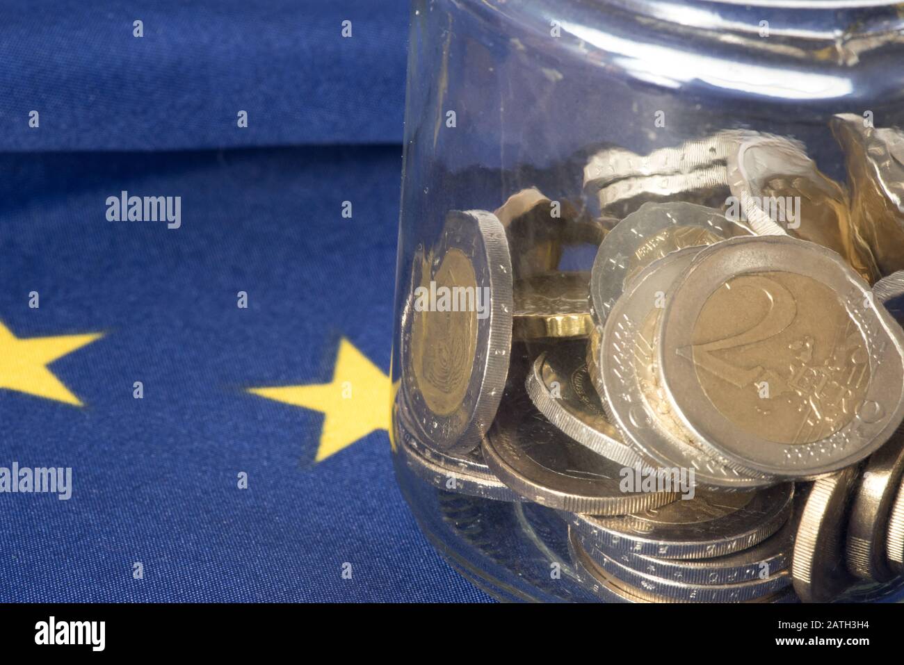 Flag of euro hi-res stock photography and images - Alamy
