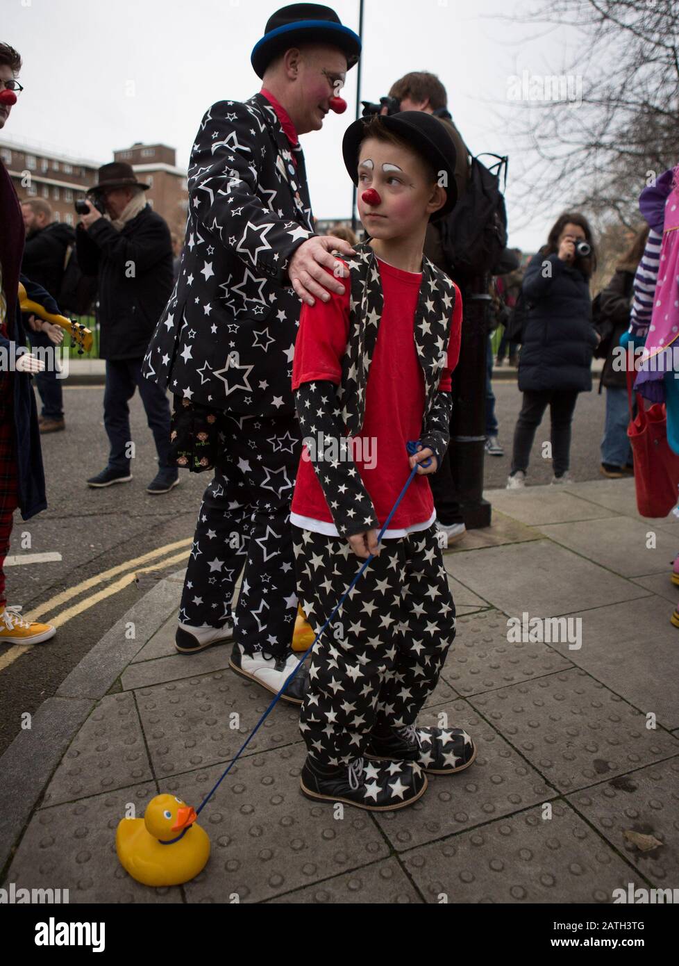 Clowns Gather at Haggerston, All Saints Church to remember the english ...