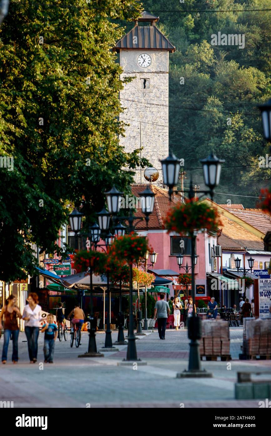Bosnian town of Gracanica Stock Photo - Alamy
