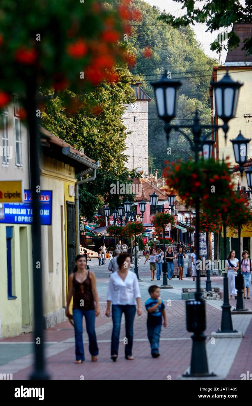 Bosnian town of Gracanica Stock Photo - Alamy