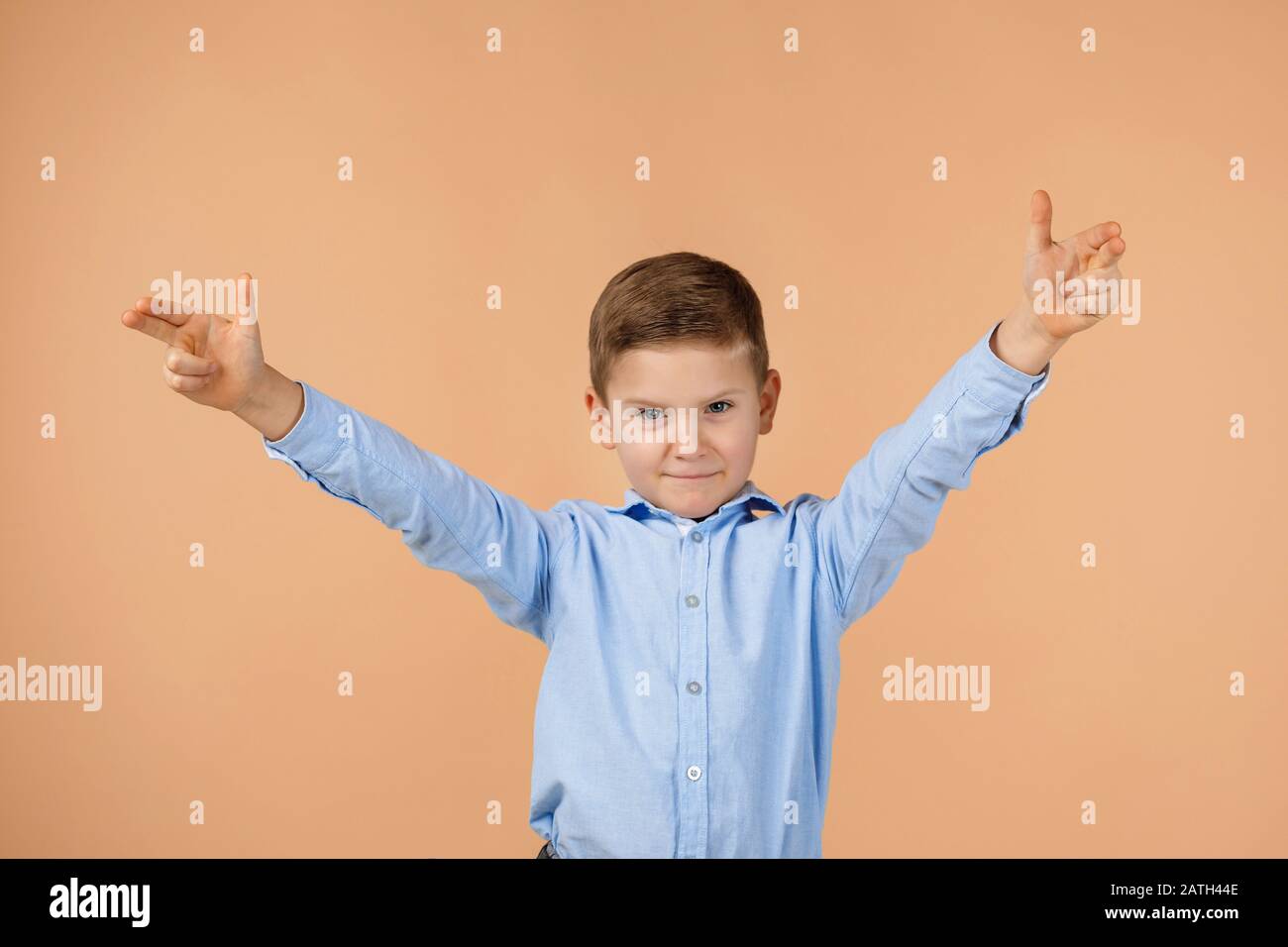 Kid finger gun hi-res stock photography and images - Alamy
