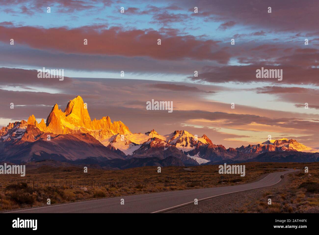 Patagonia landscapes in Southern Argentina. Beautiful natural landscapes Stock Photo - Alamy