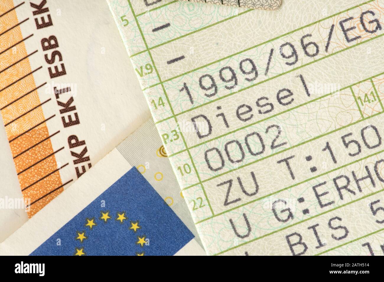 Vehicle registration document hi-res stock photography and images - Alamy