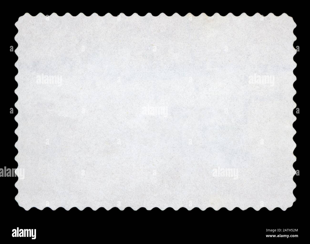 Blank postage stamp - Isolated on Black Stock Photo - Alamy