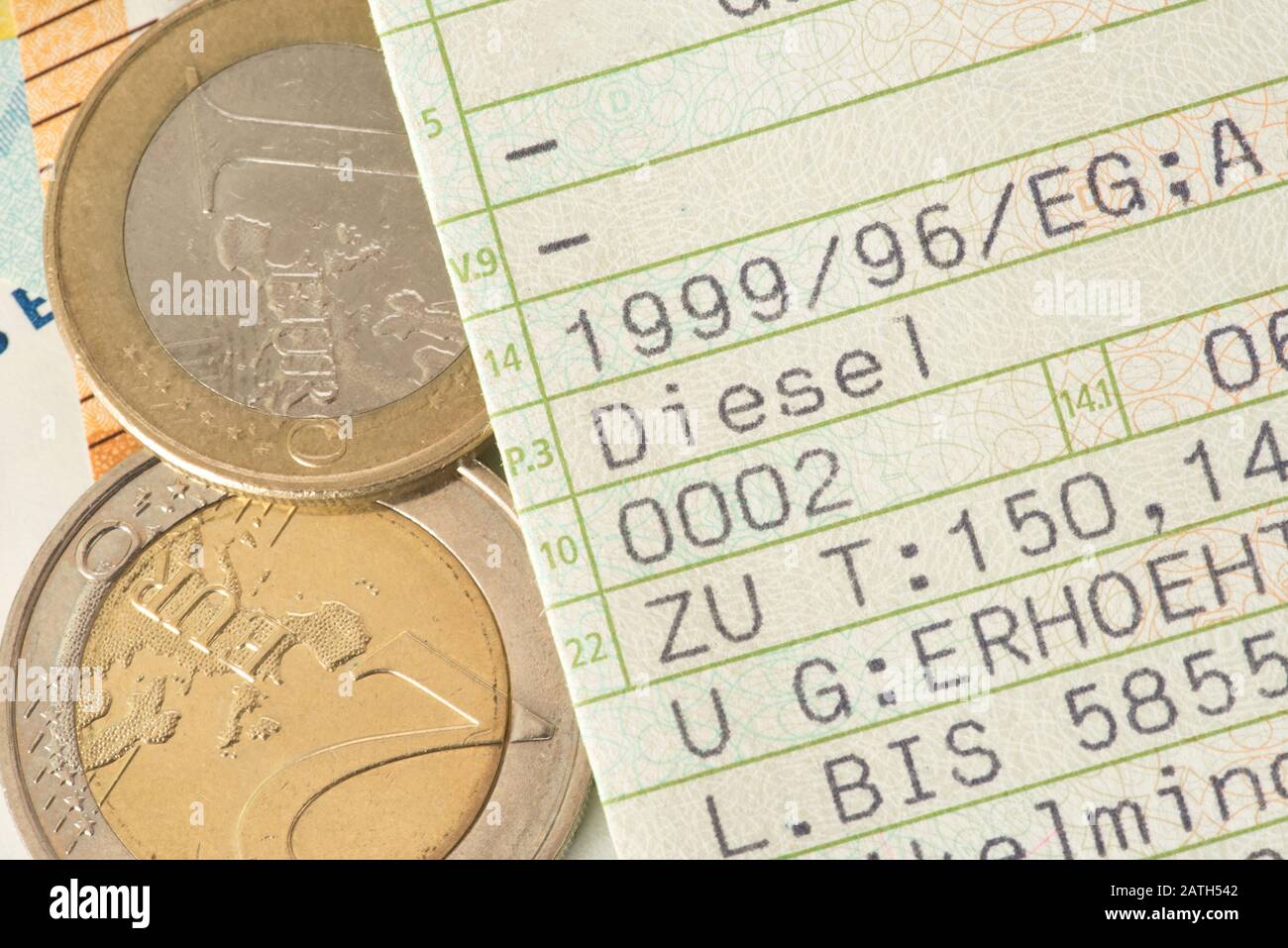 Vehicle registration document hi-res stock photography and images - Alamy