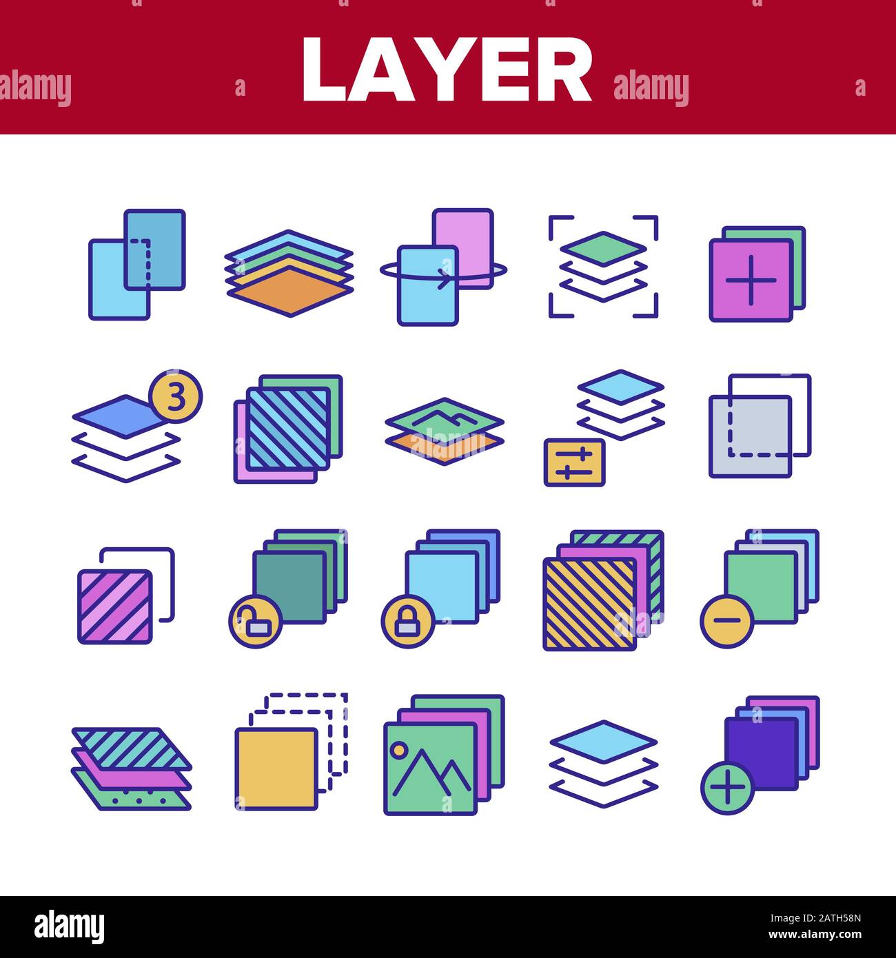 Coating Thickness Stock Vector Images - Alamy