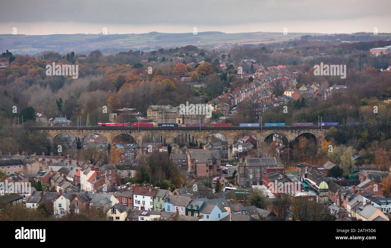 Durham cathedral view from railway hi-res stock photography and images ...