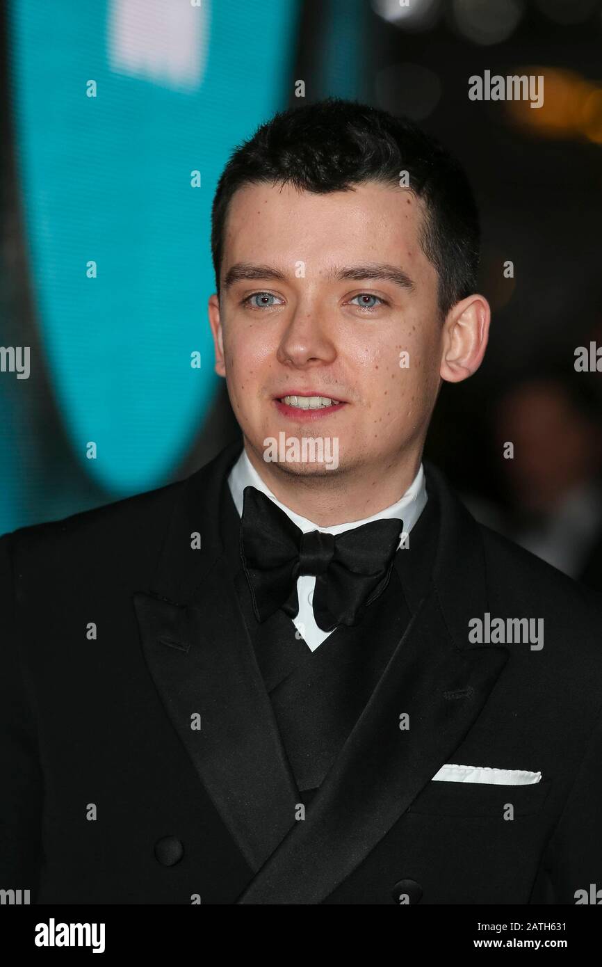London, UK. 02nd Feb, 2020. Asa Butterfield attendss the 73rd British ...
