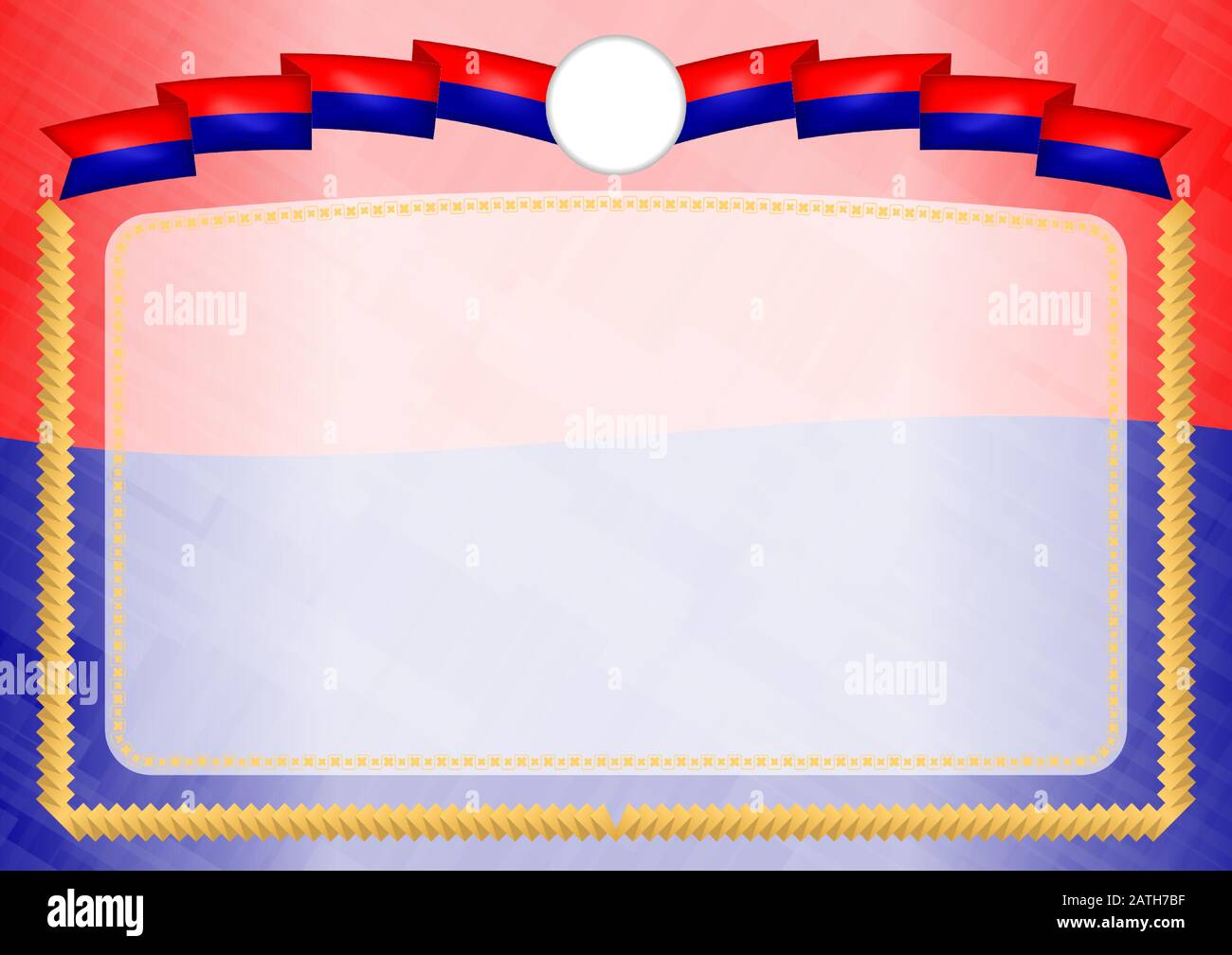 Border made with Taiwan national flag. Brush stroke frame. Template ...