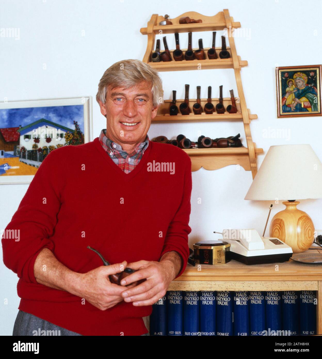 Ein Einblick in das Haus des deutschen Schauspielers Siegfried Rauch ...