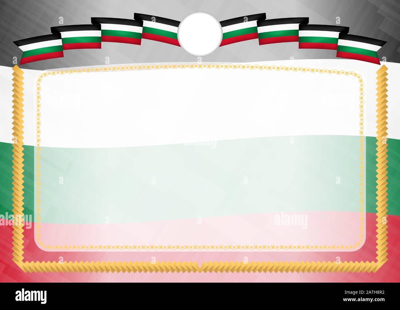 Border made with Palestine national flag. Brush stroke frame. Template ...